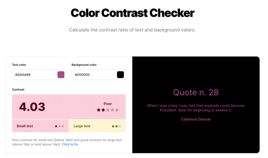 Axess Lab | Top seven free color contrast checkers & analyzers